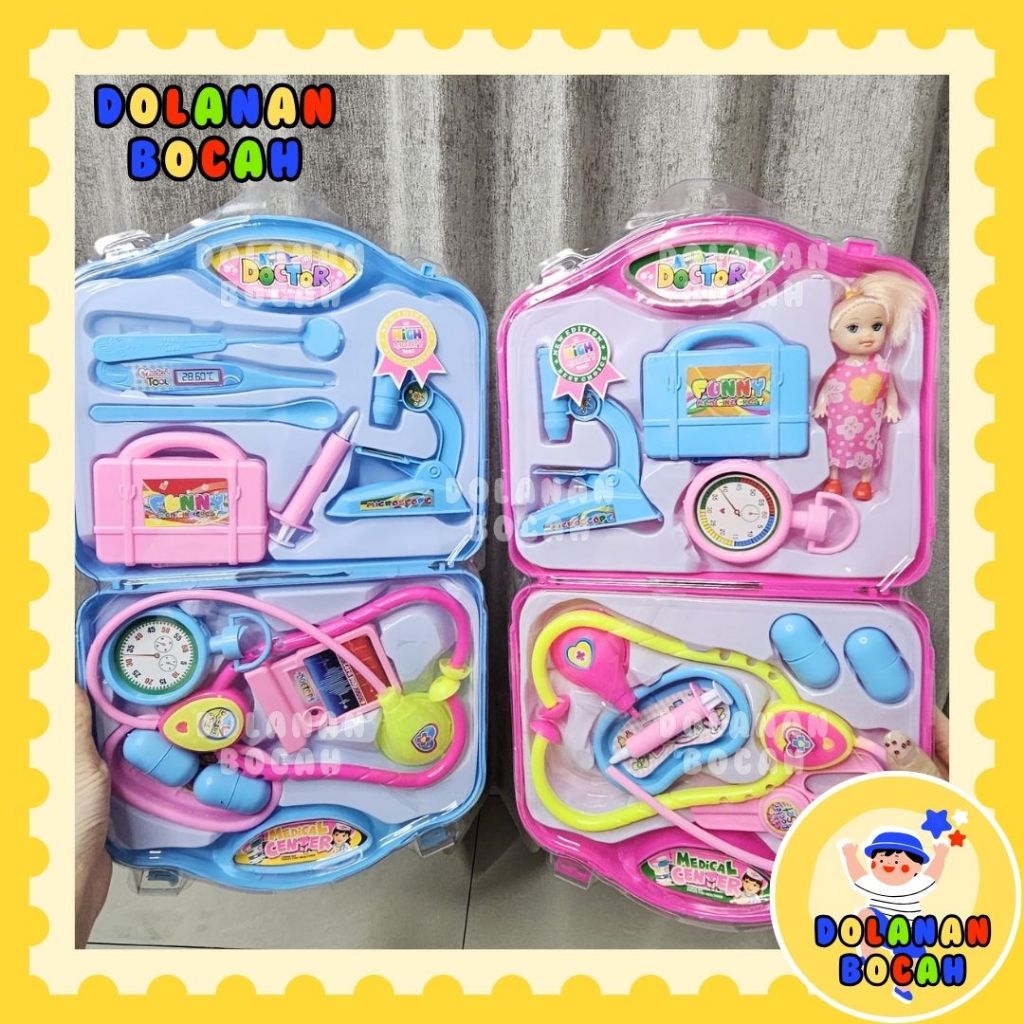 Jual Permainan Peran Mainan Dokter Mainan Set Koper Mainan Edukasi FH ...