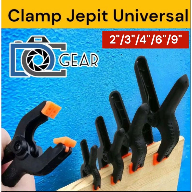 Jual Klip Jepit Clamp universal utk backdrop kain , fotografi , Kayu ...