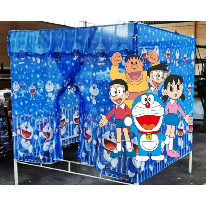 Jual KELAMBU MOTIF DORAEMON UKURAN 200X180 | Shopee Indonesia