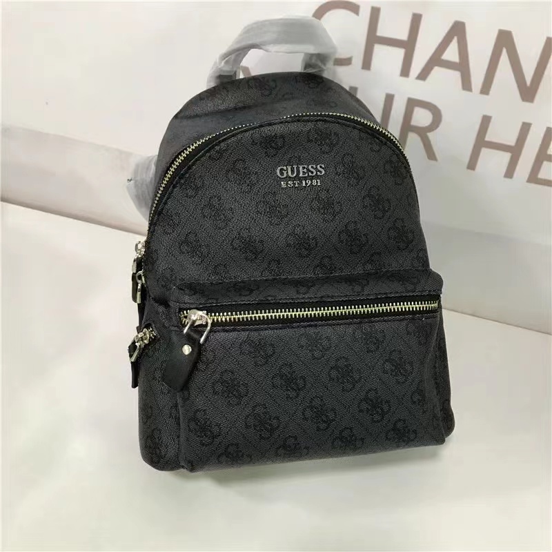 Jual Guess Backpack Mewah - Tas Ransel Motif Simple logo #1646 | Shopee ...