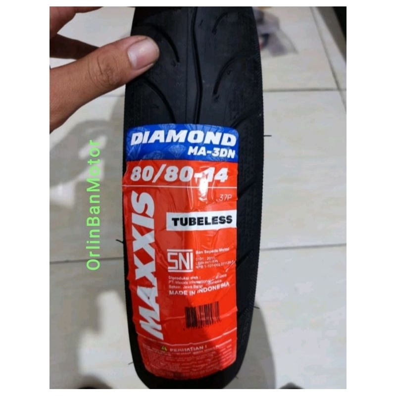 Jual Ban Maxxis Diamond 80/80-14 Tubles/Ban Maxxis Depan Vario150/Ban ...