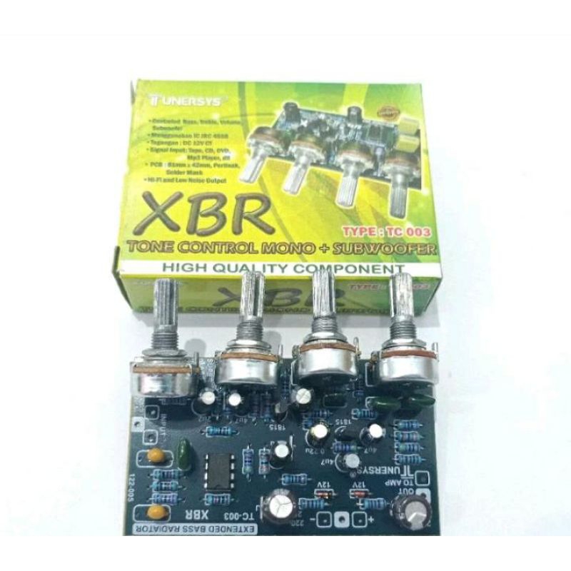 Jual Kit Tunersys Tone Control Mono + Subwoofer XBR | Shopee Indonesia