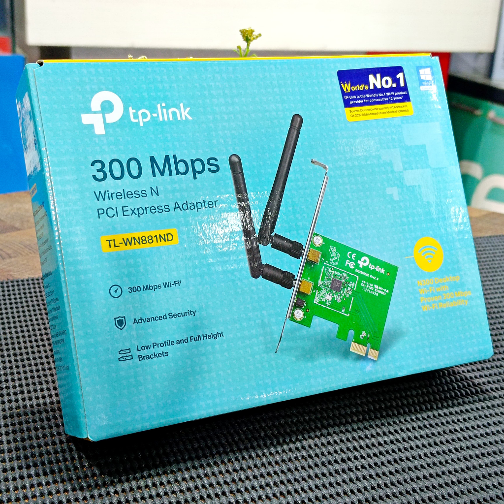 Jual TP-LINK PCI-E 1X TL-WN881ND 300Mbps Wireless WIFI Adapter | Shopee ...