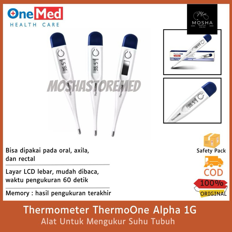 Jual ONEMED-Thermometer ThermoOne Alpha 1G | Shopee Indonesia