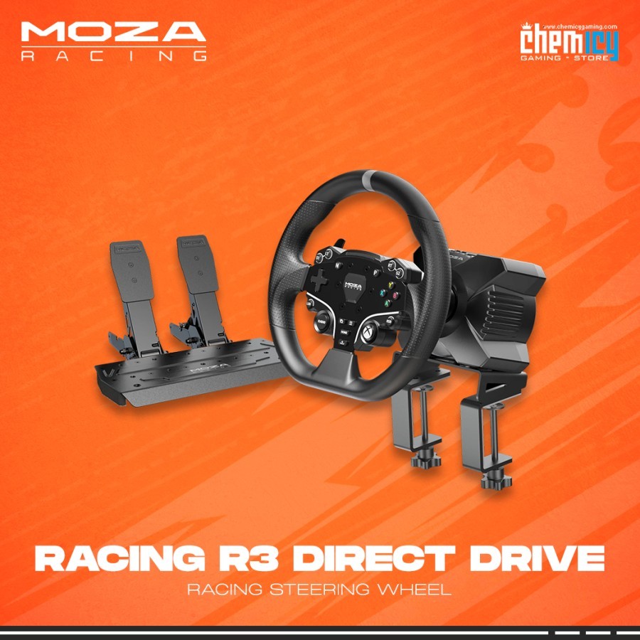 Jual MOZA Racing R3 Direct Drive Bundle Racing Steering Wheel | Shopee ...