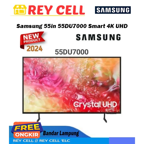 Jual Smart Tv Samsung 55 Inch 55DU7000 Crystal 4K UHD UA55DU7000K New ...