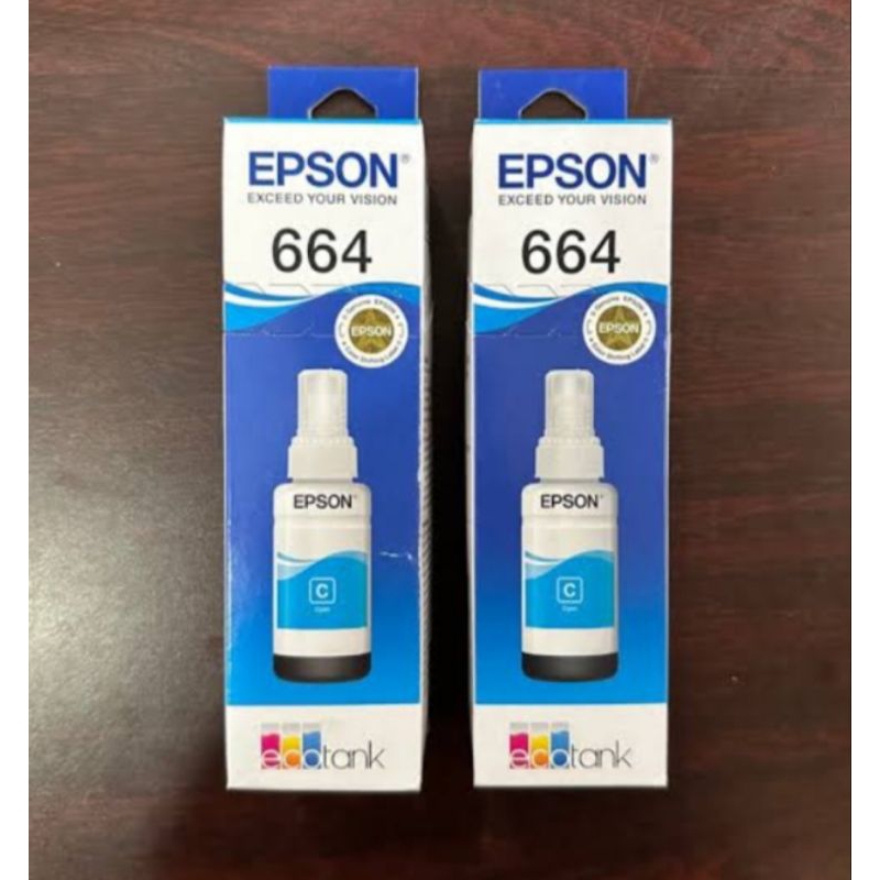 Jual Tinta Epson 664 Cyan | Shopee Indonesia