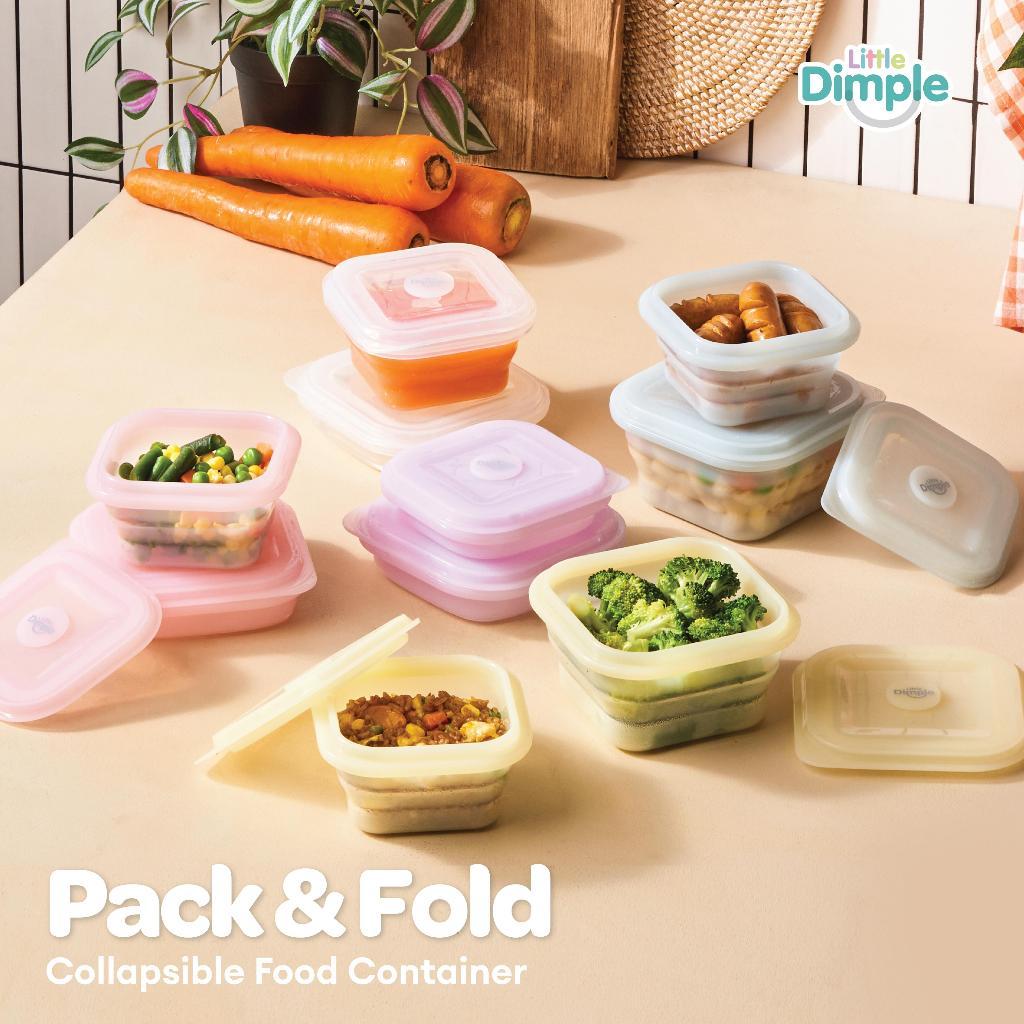 Jual Little Dimple Pack & Fold Collapsible Food Container | Shopee ...