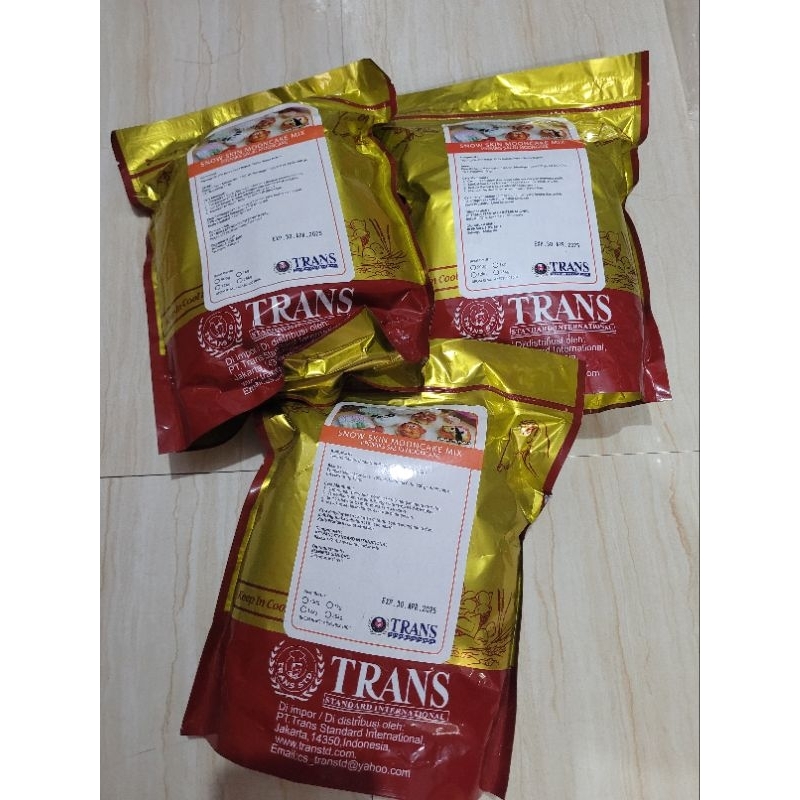 Jual trans snow skin / snow skin kue bulan mooncake premix 1kg | Shopee ...