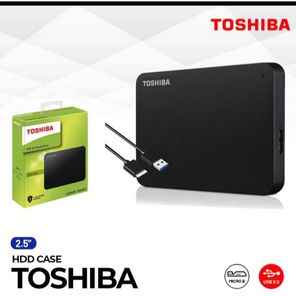 Jual Hardisk Eksternal Toshibah Casing HDD USB 3.0 Portable External ...