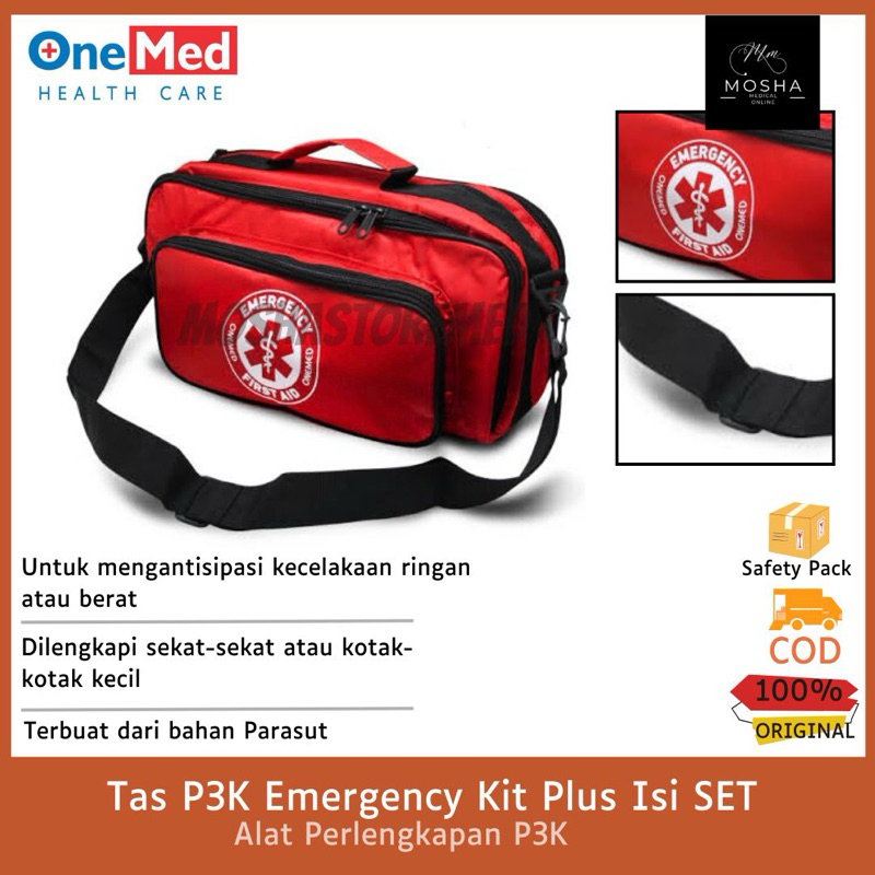 Jual ONEMED-Tas P3K Emergency Kit Plus Isi SET | Shopee Indonesia