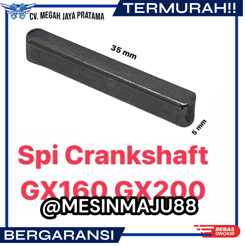 Jual GX160 KEY BALOK SPI BALOK SPI UNTUK PULI MESIN | Shopee Indonesia