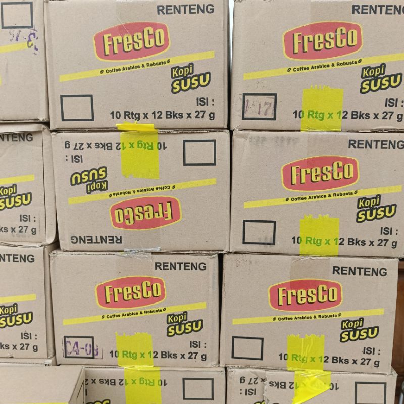 Jual Fresco kopi susu renceng 1 dus | Shopee Indonesia