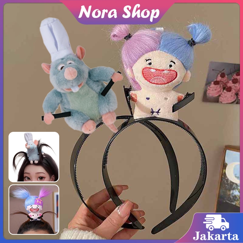 Jual Bando Tikus Koki Jepit Rambut Viral Bando Ratatouille Jepit ...