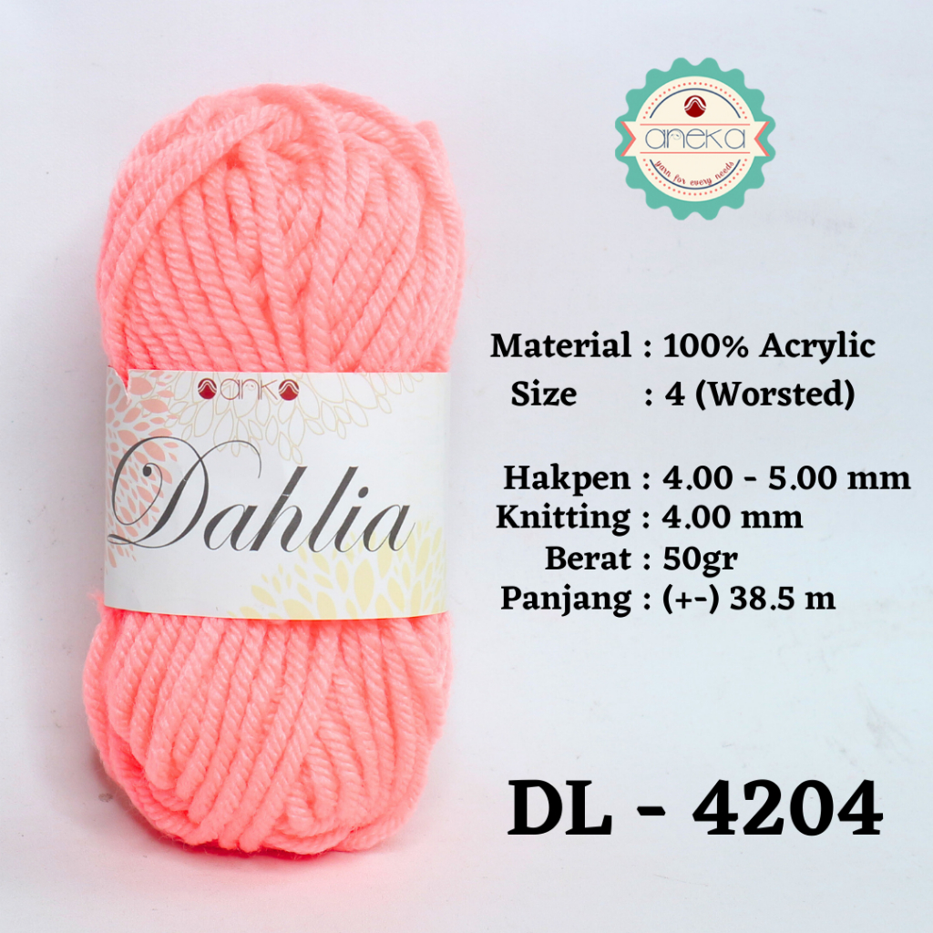 Jual ANEKA - Benang Rajut Karpet Dahlia / Carpet Yarn - 4204 ( Pink ...