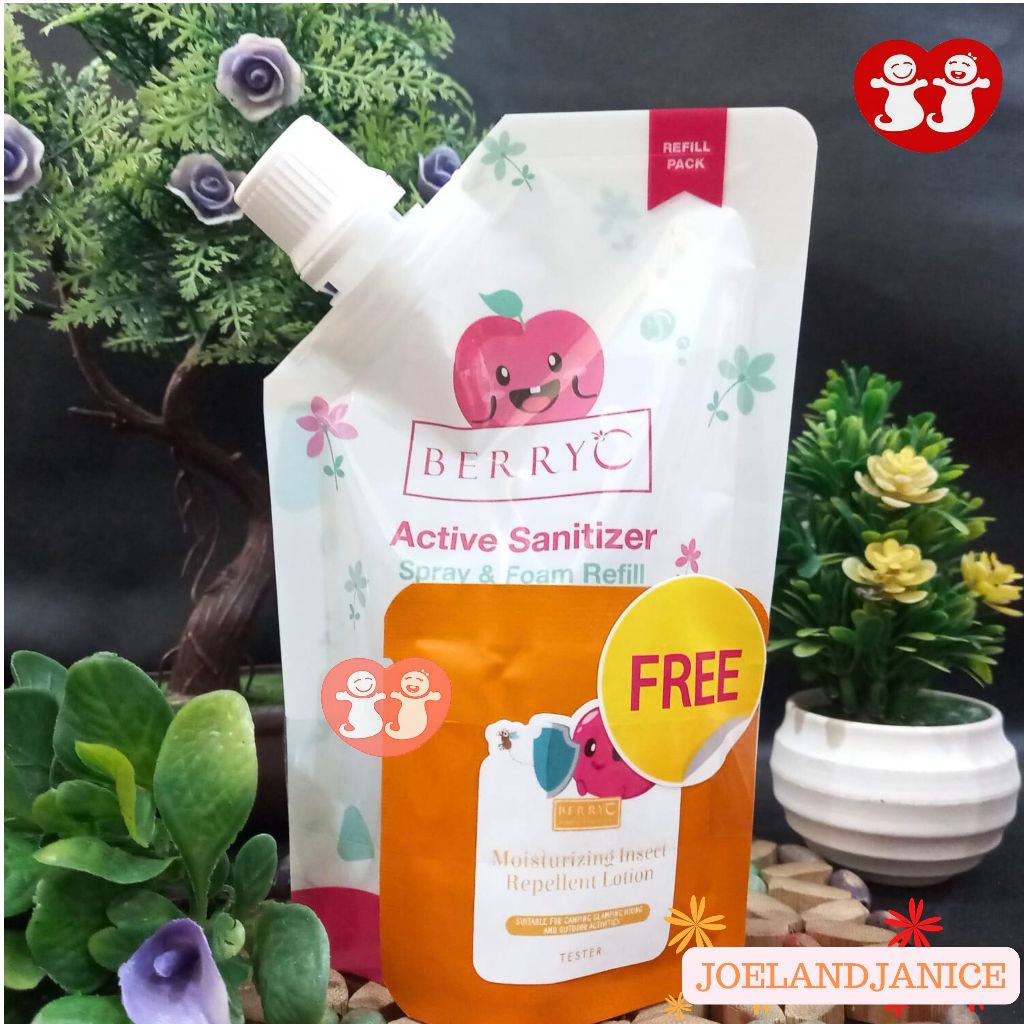 Jual BerryC Active Sanitizer Refill Spray & Foam 200ml | Shopee Indonesia