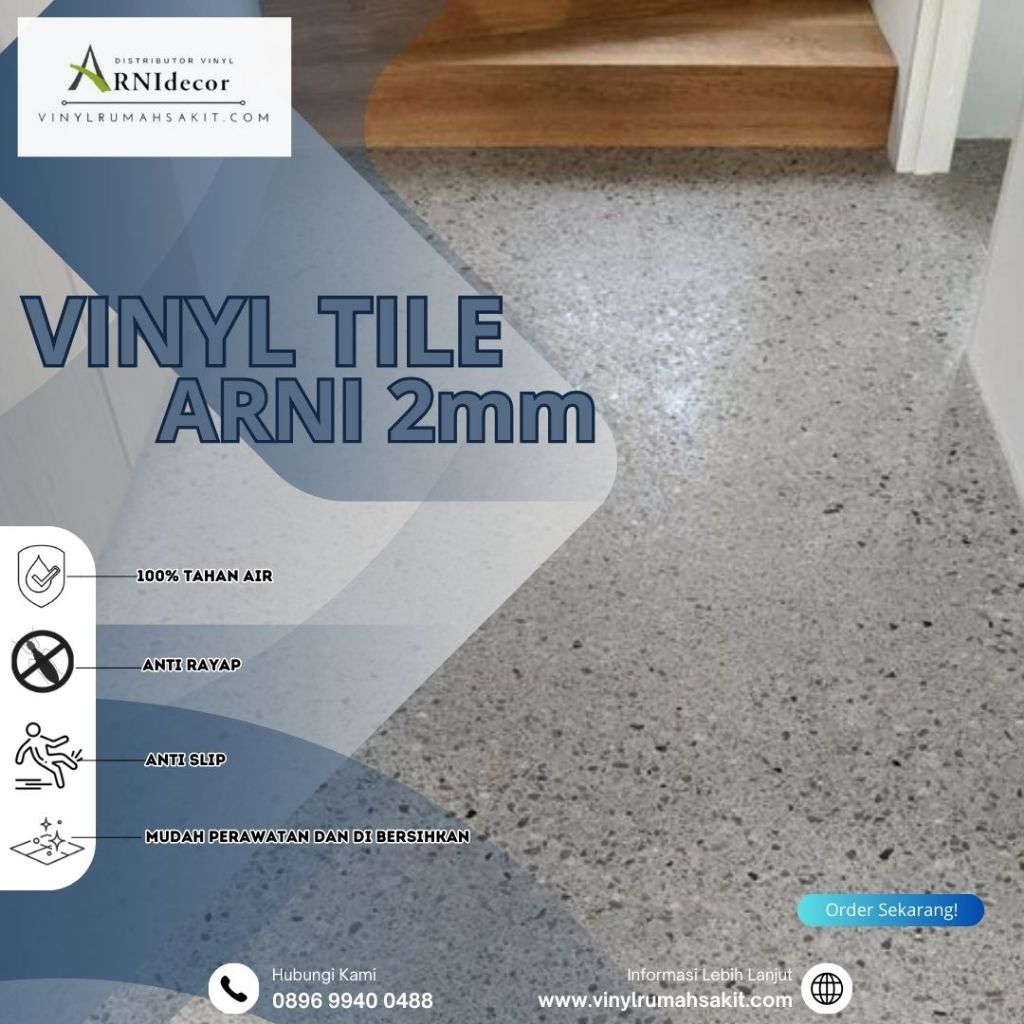 Jual VINYL TILE ARNI TEBAL 2MM | VOLUME 3,35M2/BOX MOTIF KAYU ANTI ...