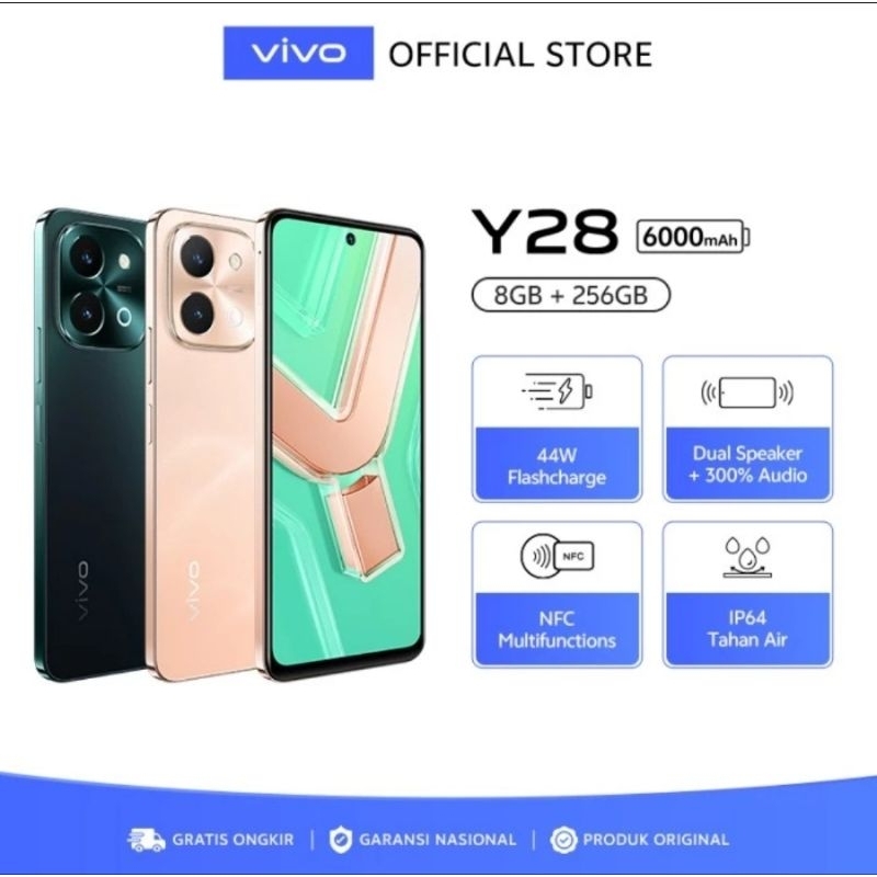Jual Vivo Y28 Ram8/256Gb Original & Bergaransi Resmi | Shopee Indonesia