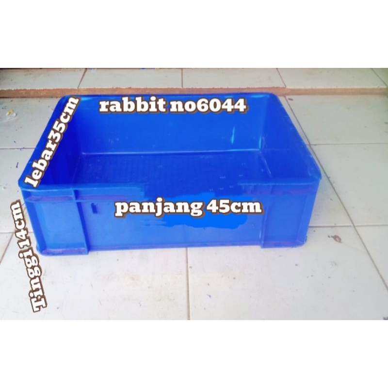 Jual box plastik kontainer rabbit no 6044 bekas 45x35x14, box cincau ...