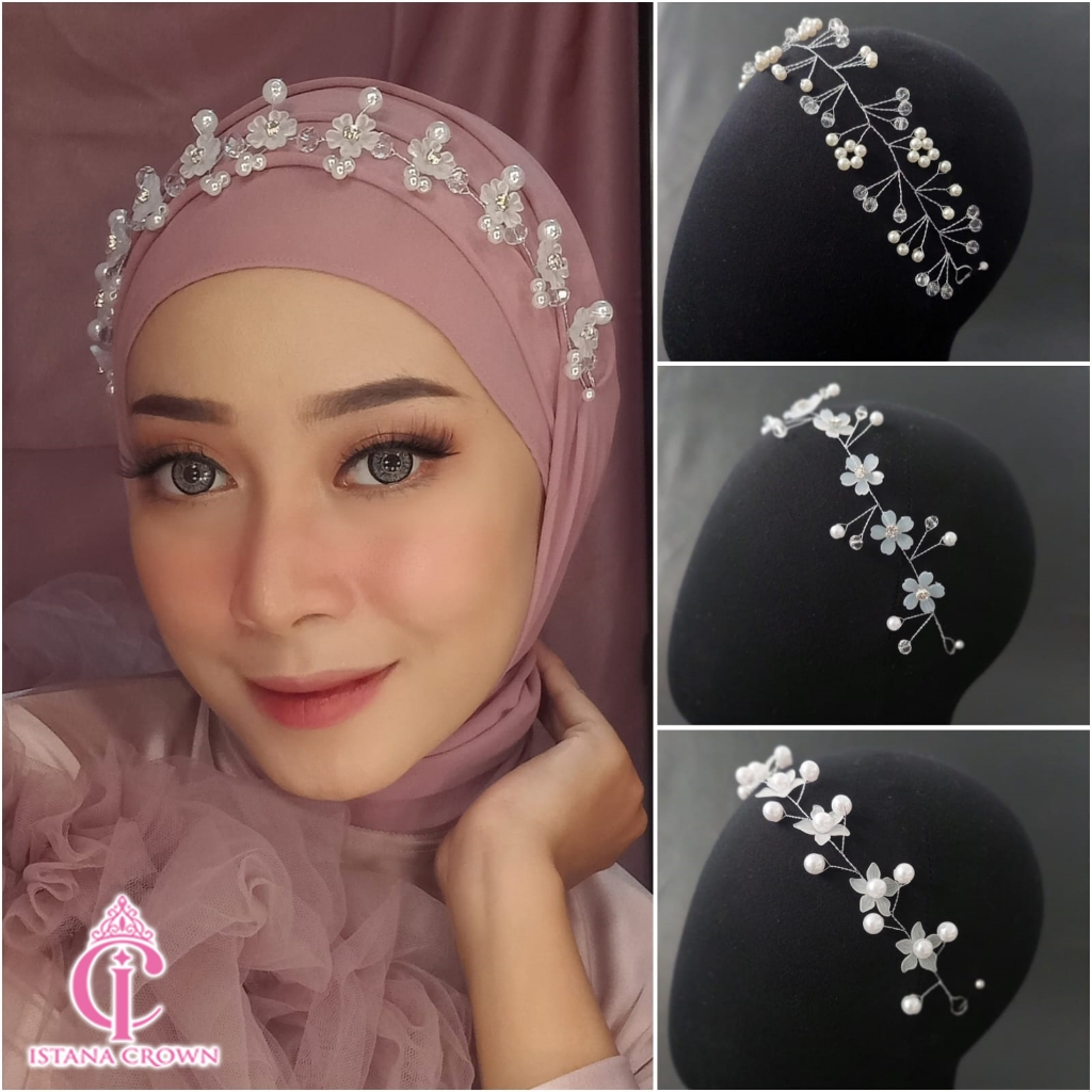 Jual Peony Headpiece - Headpiece Simple For Bridesmaids | Shopee Indonesia