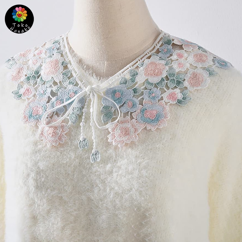 Jual Kerah Bordir Instan Fake Collar Kerah Palsu Wanita Kerah Palsu ...