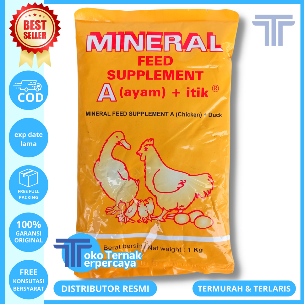 Jual MINERAL KALSIUM AYAM ITIK 1 KG MEDION - Premix Ayam Feed Suplemen ...