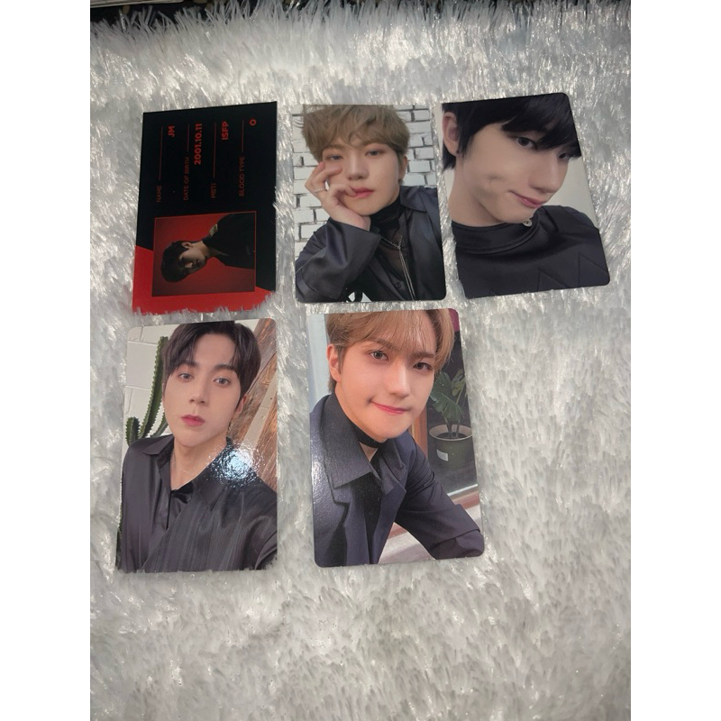 Jual official photocard pc just b chu jimin lim doyum sangwoo id card ...