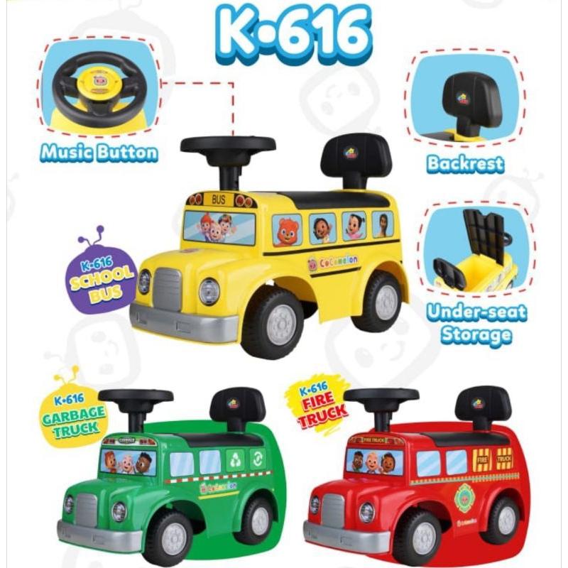 Jual Mainan Anak Tolocar PMB K616 Mobilan Tunggang Dorong Manual K 616 ...