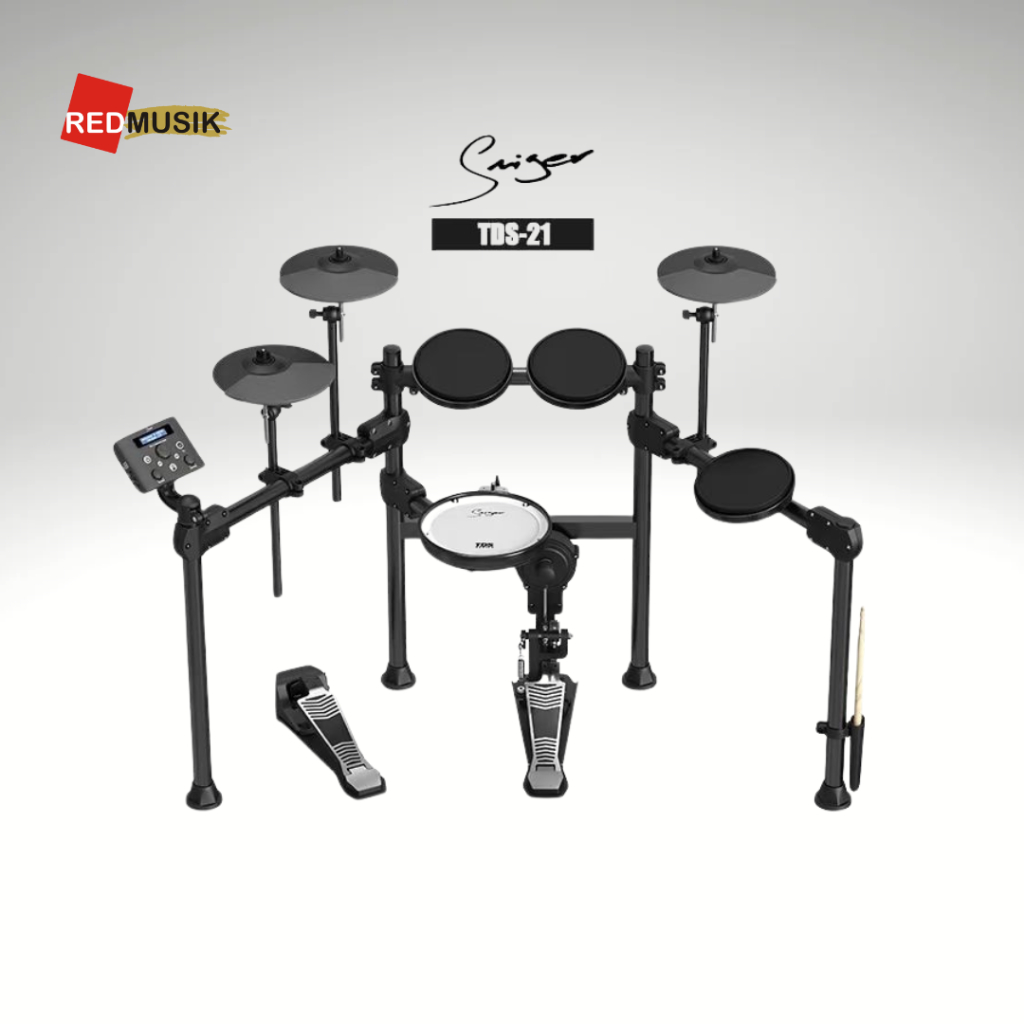 Jual Drum Elektrik Smiger TDS- 21 Professional Electric Drum Kit TDS21 ...