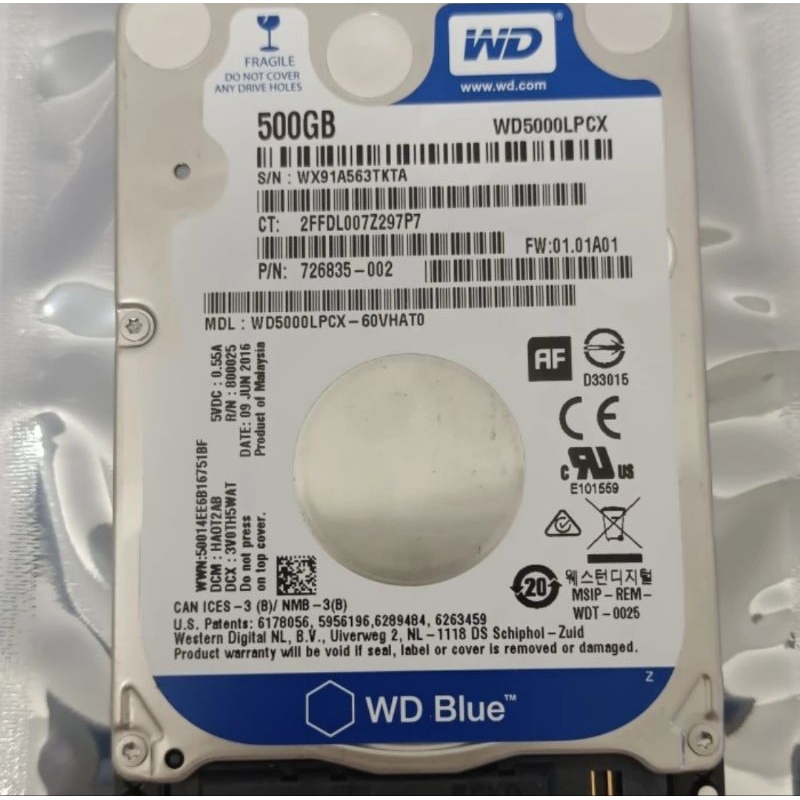 Jual HARDISK 500 GB LAPTOP 2,5 INCHI | Shopee Indonesia