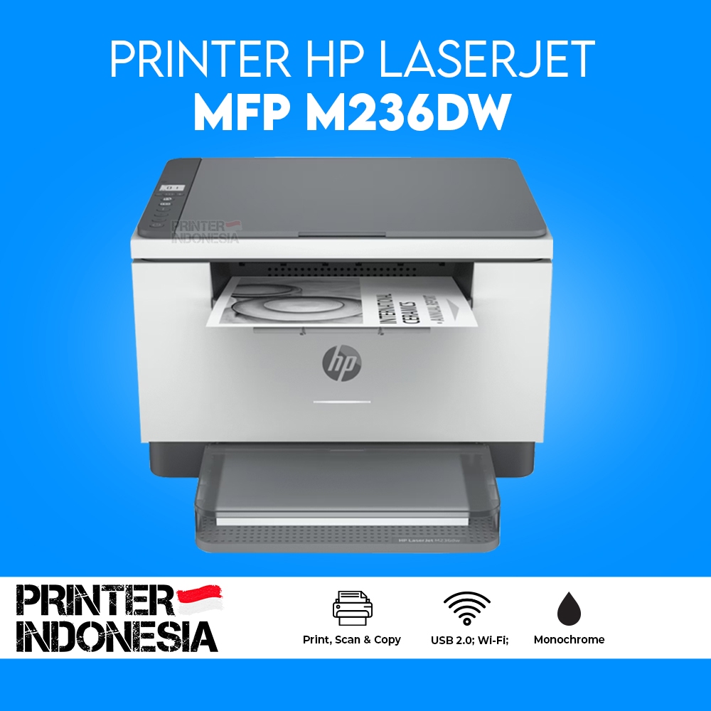 Jual HP Printer LaserJet MFP M236dw AIO Duplex Wireless (Print Scan ...