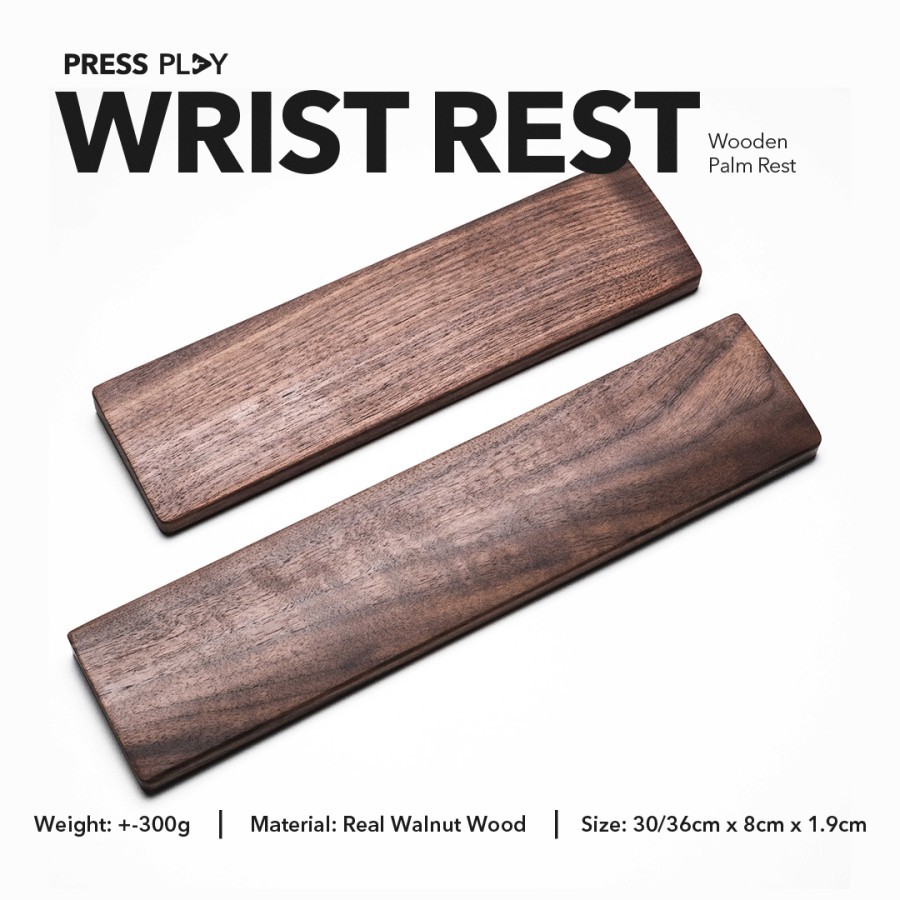 Jual Press Play NOOK Series Wooden Wrist Rest / Wrist Pad Kayu | Shopee ...