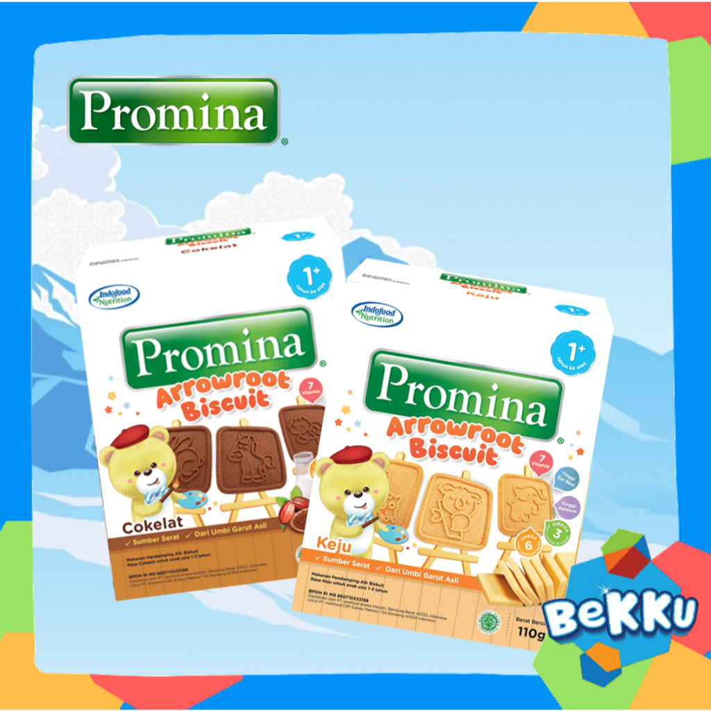 Jual Promina Arrowroot Cookies 110gr / Biscuit Coklat & Keju / Biskuit ...