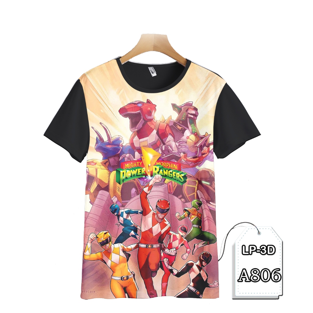 Jual Baju Power Rangers Kaos Dewasa Baju Mighty Morphin Power Rangers ...