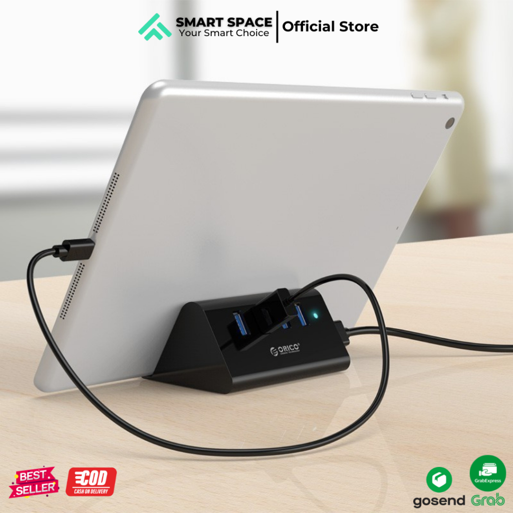 Jual ORICO 4 Port USB HUB 3.0 With Stand Holder Data Cable 3.3Ft SHC-U3 ...