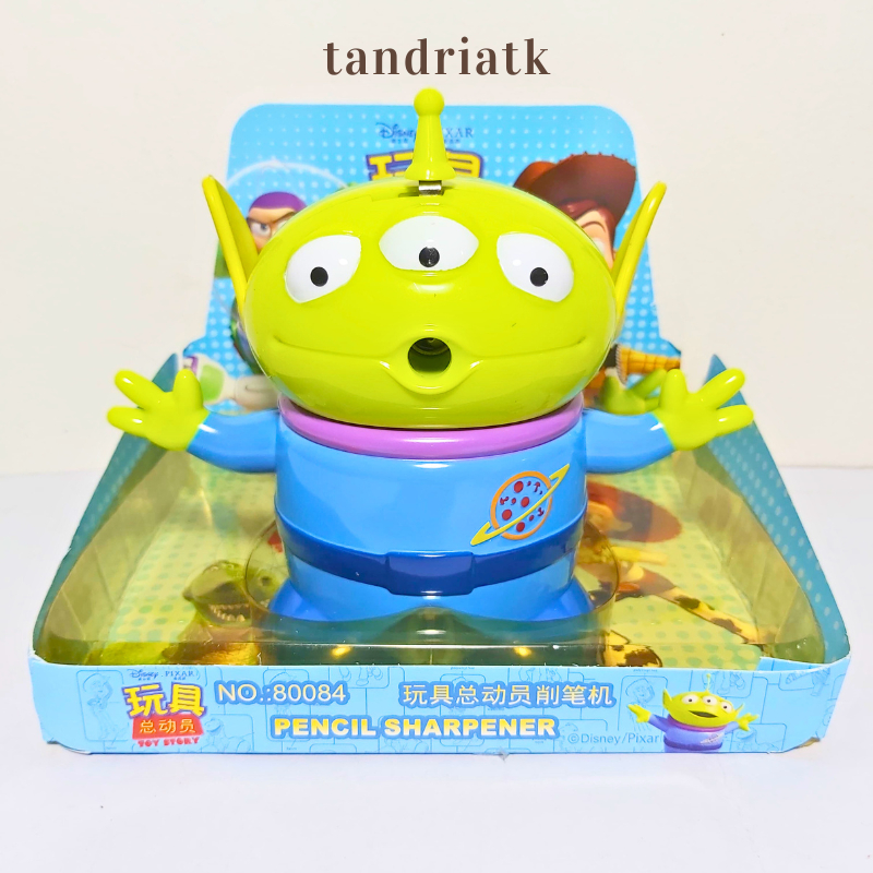 Jual [FREE BUBBLE+DUS] Serutan Rautan Meja Putar Duduk Toy Story Aliens ...