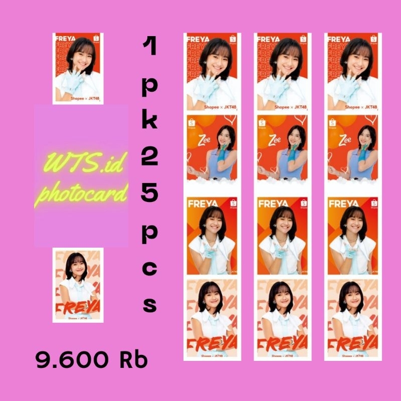 Jual jkt48 freya colect photocard (25pcs) | Shopee Indonesia