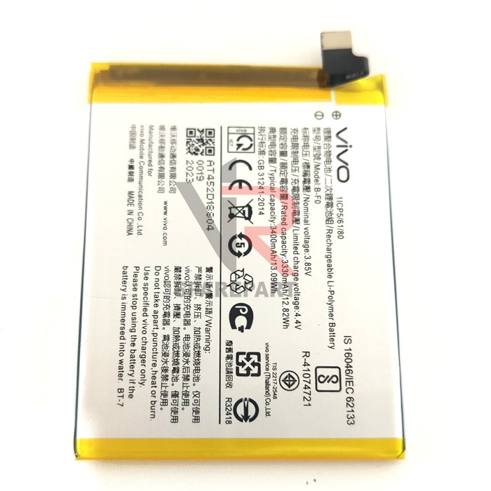 Jual BATERAI VIVO V11 PRO / B-F0 BATRE BATTERY | Shopee Indonesia