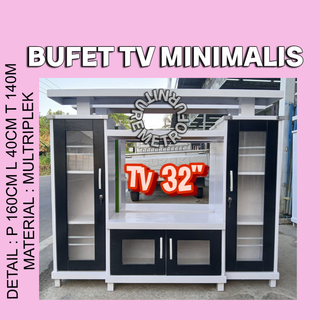 Jual BUFET TV MINIMALIS BIFET TV JERAPAH MINIMALIS FREE ONGKIR SERANG ...