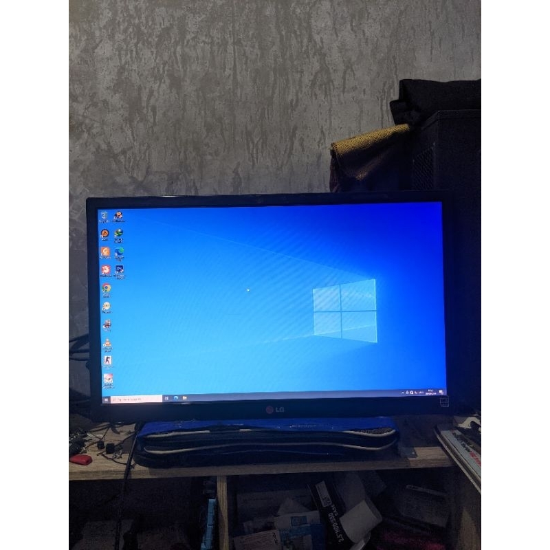 Jual Monitor LED LG 22 inch 22M35A Normal MINUS TANPA KAKI | Shopee ...