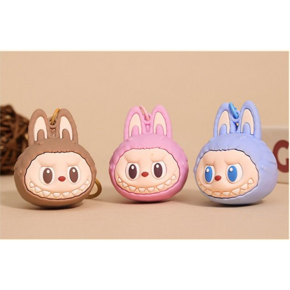Jual Xiaohongshu Labubu Keychain Kartun Kartun Tiga -Dimensi Lucu Lucu ...