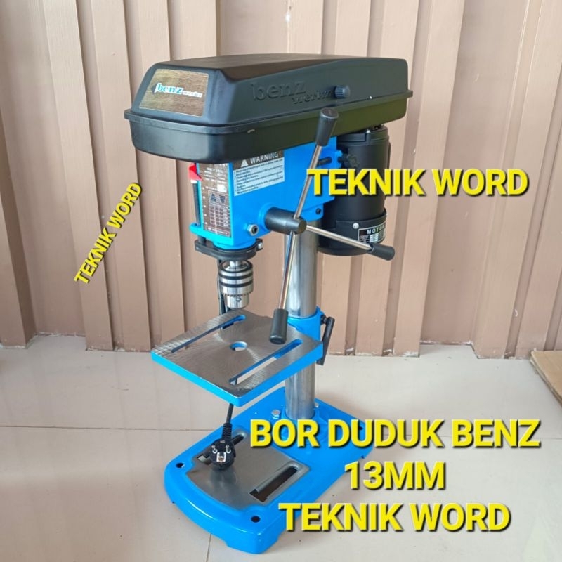 Jual MESIN BOR DUDUK 13MM BENZ BZ-8113 / BENCH DRILL BENZ / BOR DUDUK ...