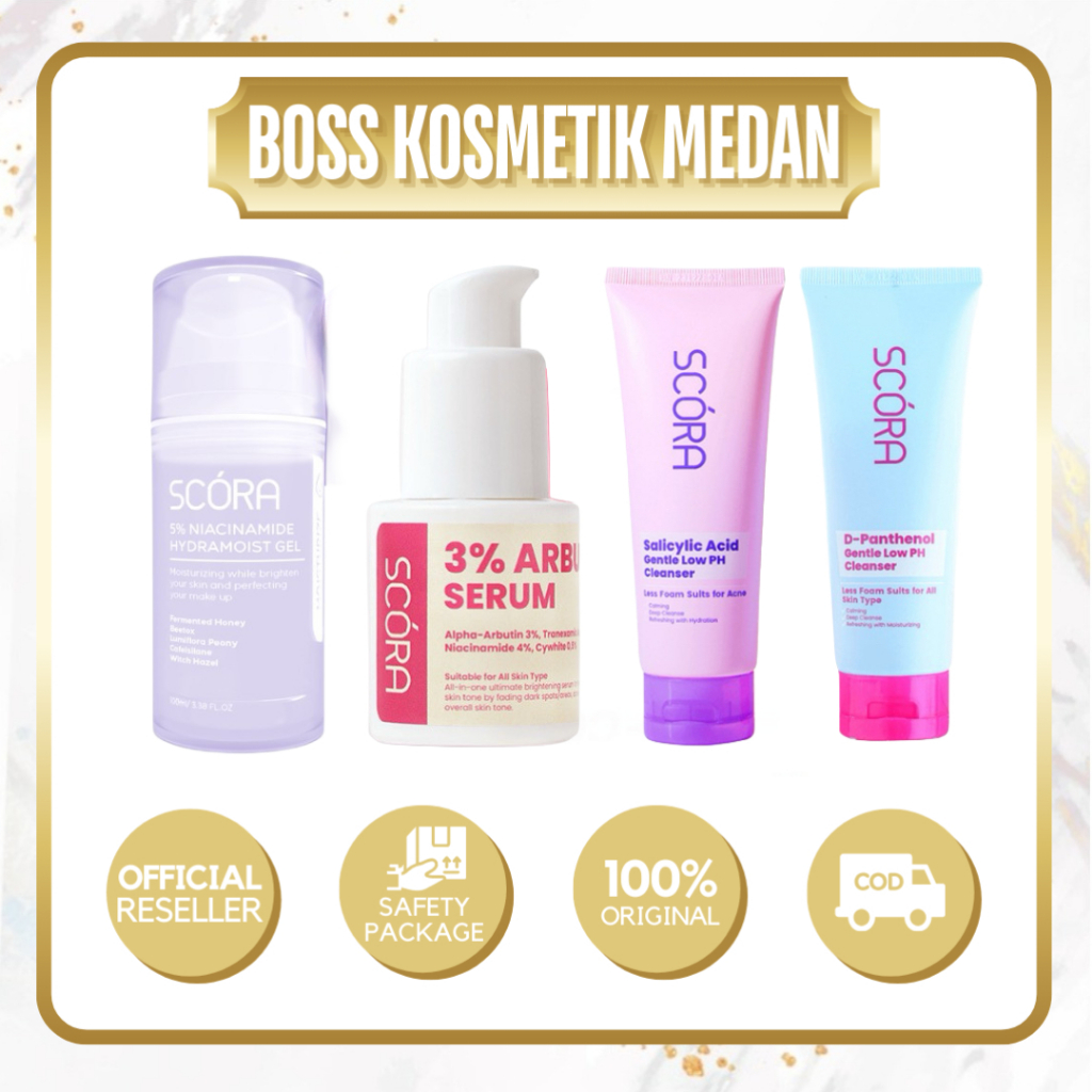 Jual SCORA 5% Niacinamide Hydramoist Gel 100ml Pelembab Wajah yang ...