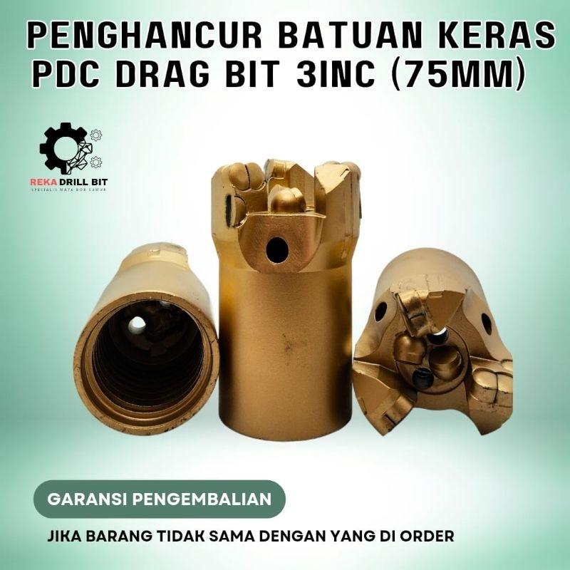 Jual Mata bor sumur tembus batu 3inc/mata bor sumur pdc/mata bor sumur ...