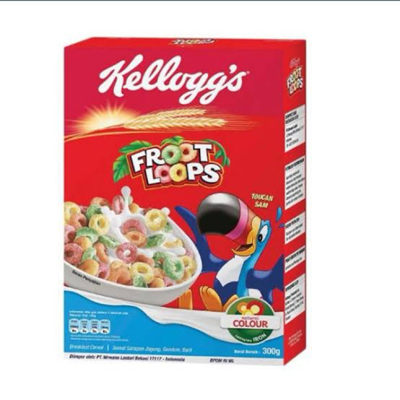 Jual Kellogg's Froot Loops 300gr cereal Kellogg Kelloggs Fruit Loop ...
