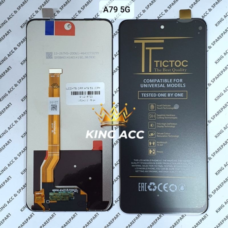 Jual LCD TOUCHSCREEN OPPO A79 5G / CPH2557 BLACK | Shopee Indonesia