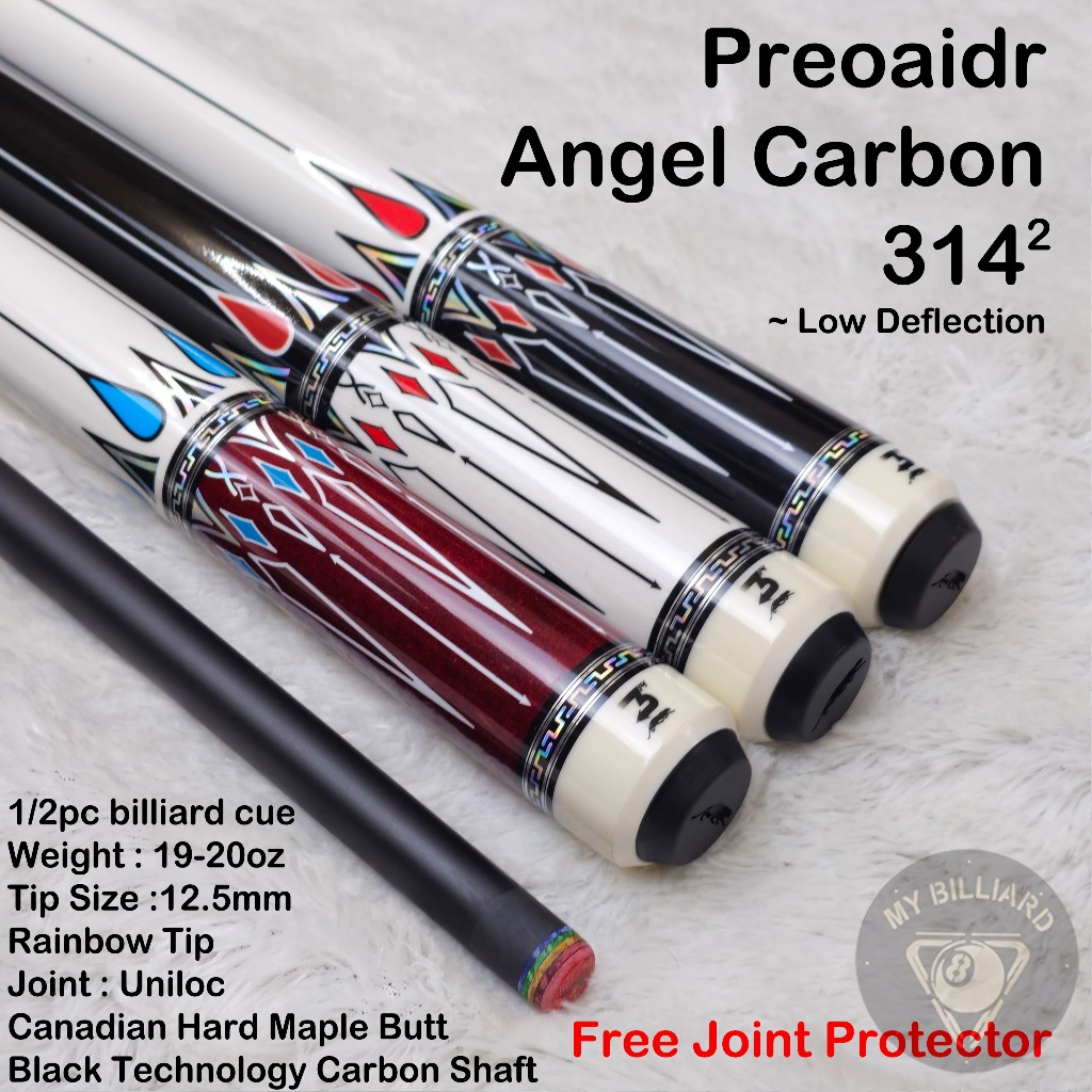 Jual Preoaidr Angel Carbon 3142 Cue Stick Billiard - Shaft karbon 12 ...