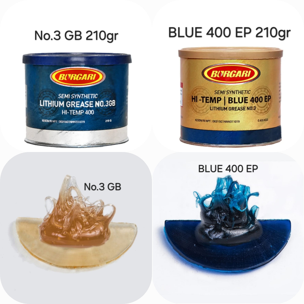 Jual Gemuk Lithium Grease BURGARI Hi-Temp Stempet Pelumas Serbaguna Cvt ...