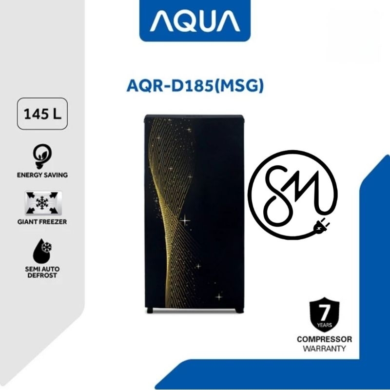 Jual Kulkas Aqua 1 pintu AQR-D185 MSG MSB 145 L Giant Freezer | Shopee Indonesia