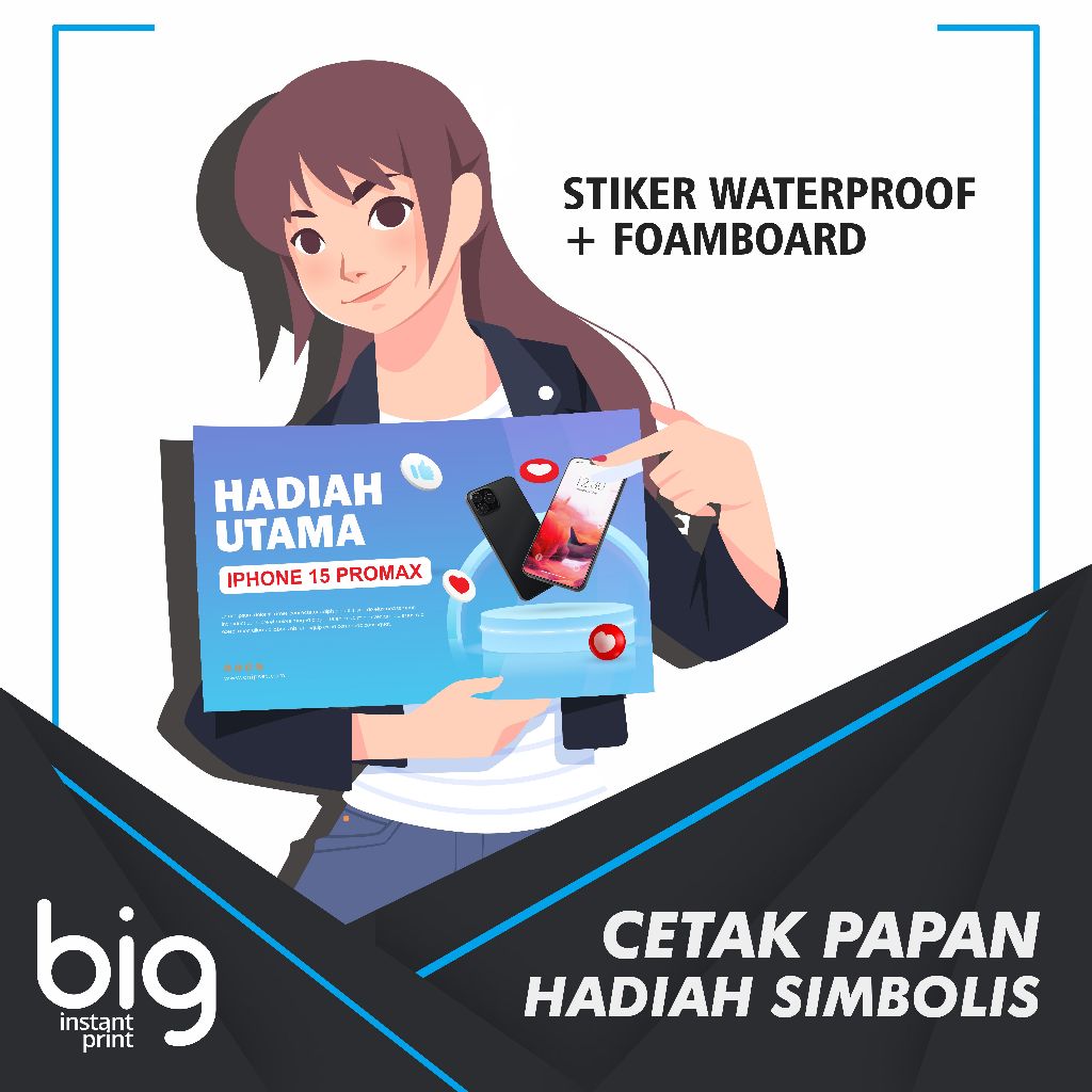 Jual Papan Hadiah Simbolis | Papan Hadiah | Grand Prize Board I Winner ...